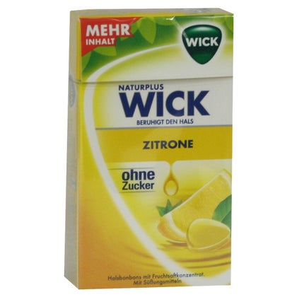 WICK Zitrone Bonbons o.Zucker 46 g online kaufen | DocMorris