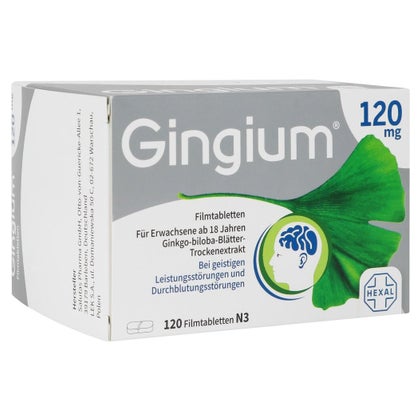 Gingium 120 Mg Filmtabletten 120 St online kaufen | DocMorris