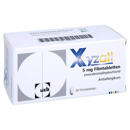 Xyzall 5 mg Filmtabletten - Reimport 50 St online kaufen | DocMorris