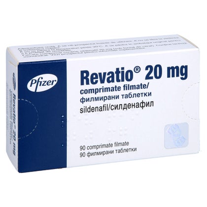 Revatio 20 mg Filmtabletten 90 St mit E-Rezept kaufen | DocMorris