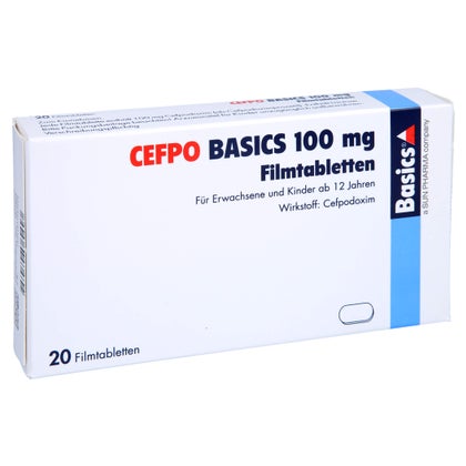 Cefpo Basics 100 mg Filmtabletten 20 St mit E-Rezept kaufen | DocMorris