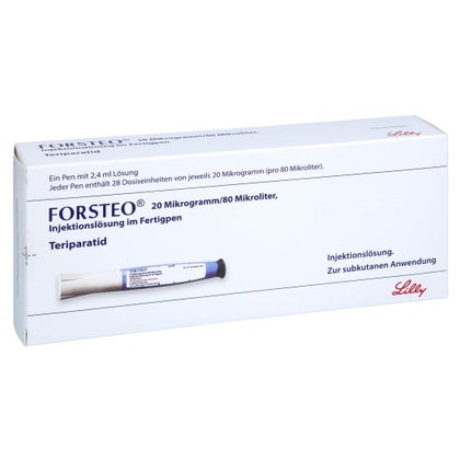 FORSTEO 20 µg/80 µl Inj.-Lsg.im Fertigpen 1 St mit E-Rezept kaufen ...