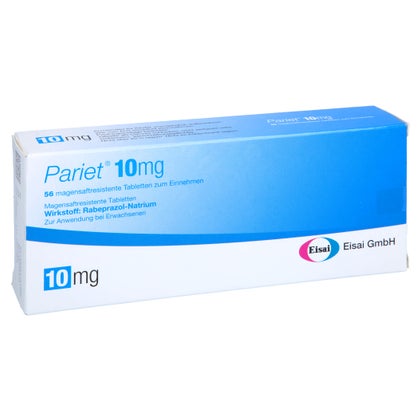 PARIET Eisai 10 mg magensaftresistente Tabletten 56 St mit E-Rezept ...