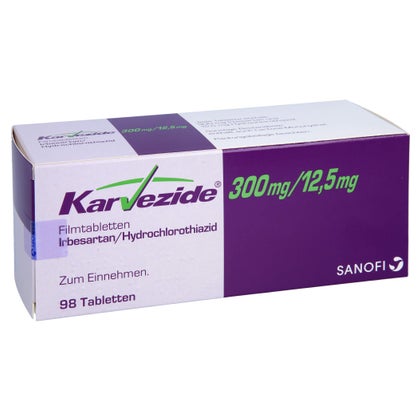 Karvezide 300 Mg/12,5 mg Filmtabletten 98 St mit E-Rezept kaufen ...