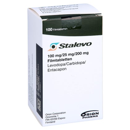 STALEVO 100 mg/25 mg/200 mg Filmtabletten 100 St mit E-Rezept kaufen ...