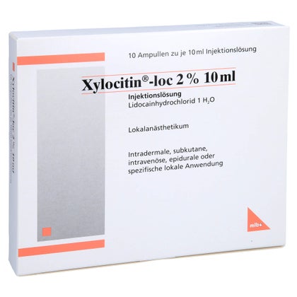Xylocitin-loc 2% 10 ml Injektionslösung 10X10 ml mit E-Rezept kaufen ...