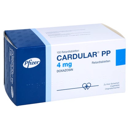 Cardular PP 4 mg Retardtabletten 100 St mit E-Rezept kaufen | DocMorris