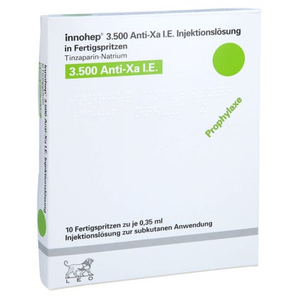 INNOHEP 3.500 Anti-Xa I.E./0,35ml Inj.-Lsg.i.e.FS 10X0,35 ml mit E ...