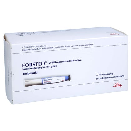 FORSTEO 20 µg/80 µl Inj.-Lsg.im Fertigpen 3 St mit E-Rezept kaufen ...