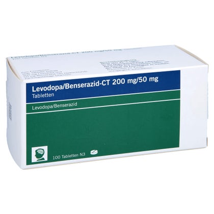 LEVODOPA Benserazid-CT 200 mg/50 mg Tabletten 100 St mit E-Rezept ...