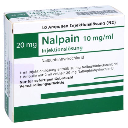 Nalpain 10mg/ml Injektionslösung 10X2 ml mit E-Rezept kaufen | DocMorris