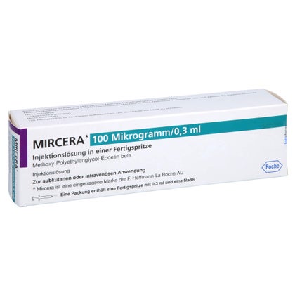 MIRCERA 100 Mikrogramm/0,3 ml Inj.-Lsg.i.e.F.-Sp. 1 St mit E-Rezept ...