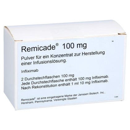 REMICADE 100 mg Plv.f.e.Konz.z.Her.e.Inf.-L.Dsfl. 2 St mit E-Rezept ...