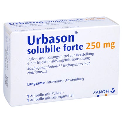 URBASON solubile forte 250 mg P.u.LM H.Inj/Inf.L. 1 St mit E-Rezept ...