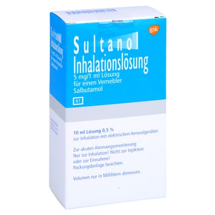 Sultanol Lösung für einen Vernebler 10 ml mit E-Rezept kaufen | DocMorris
