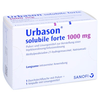 URBASON solubile forte 1000 mg P.u.LM H.Inj/Inf.L. 1 St mit E-Rezept ...