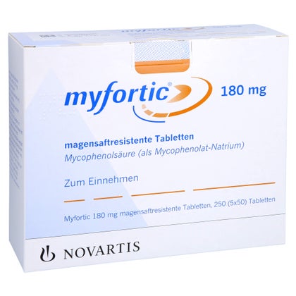 MYFORTIC 180 mg magensaftresistente Tabletten 5X50 St mit E-Rezept ...