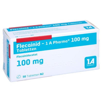 Flecainid-1a Pharma 100 mg Tabletten 50 St mit E-Rezept kaufen | DocMorris