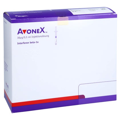 AVONEX 30 µg/0,5 ml Luer Lock Inj.Lsg.i.e.Fert.-S. 12 St mit E-Rezept ...