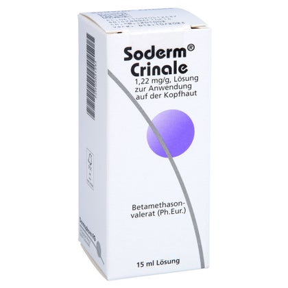SODERM Crinale 1,22 mg/g Lösung z.Anw.a.d.Kopfhaut 15 ml mit E-Rezept ...