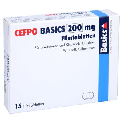 Cefpo Basics 200 mg Filmtabletten 15 St mit E-Rezept kaufen | DocMorris