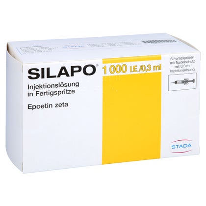 SILAPO 1.000 I.E./0,3 ml Inj.-Lösung Fertigspr. 6X1 St mit E-Rezept ...