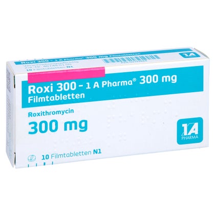 ROXI 300-1a Pharma Filmtabletten 10 St mit E-Rezept kaufen | DocMorris