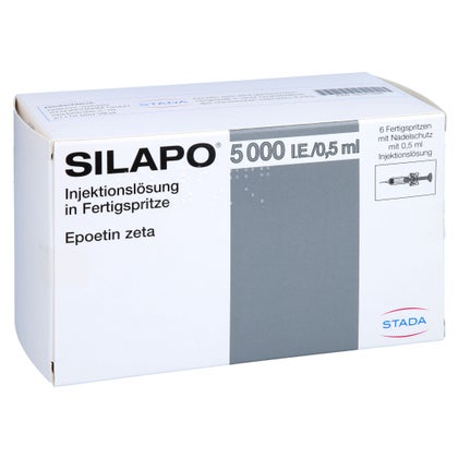 SILAPO 5.000 I.E./0,5 ml Inj.-Lösung Fertigspr. 6X1 St mit E-Rezept ...