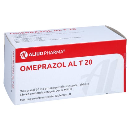OMEPRAZOL AL T 20 magensaftresistente Tabletten 100 St mit E-Rezept ...