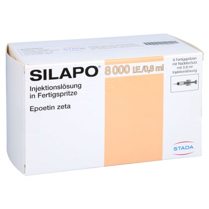 SILAPO 8.000 I.E./0,8 ml Inj.-Lösung Fertigspr. 6X1 St mit E-Rezept ...