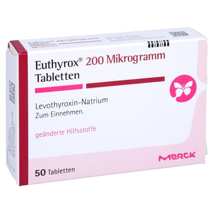 Euthyrox 200 Mikrogramm Tabletten 50 St mit E-Rezept kaufen | DocMorris