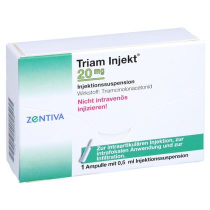 TRIAM INJEKT 20 mg Kristallsuspension in Ampullen 1X0,5 ml mit E-Rezept ...