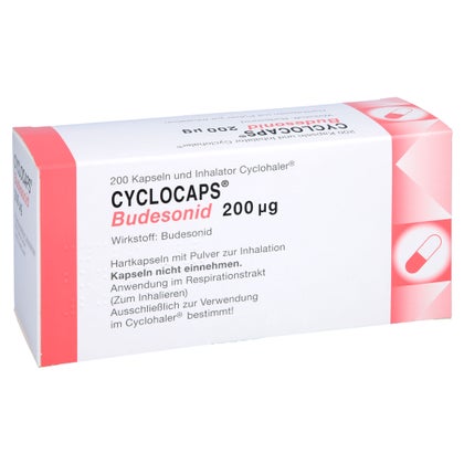CYCLOCAPS Budesonid 200 µg Inh.Kaps.+Cyclohaler 200 St mit E-Rezept ...