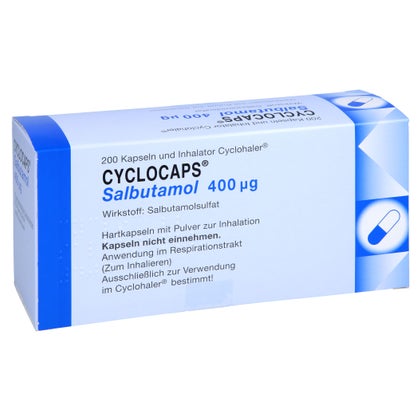 CYCLOCAPS Salbutamol 400 µg Inh.Kaps.+Cyclohaler 200 St mit E-Rezept ...