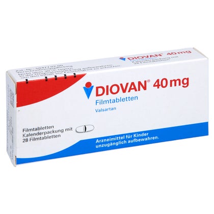 Diovan 40 mg Filmtabletten 28 St mit E-Rezept kaufen | DocMorris