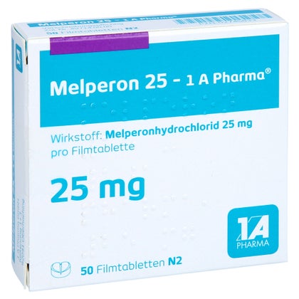 Melperon 25-1a Pharma Filmtabletten 50 St mit E-Rezept kaufen | DocMorris