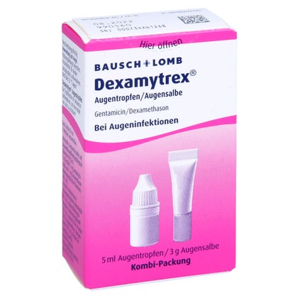 Dexamytrex Kombip. 5ml Tr.+3g As. 1 St mit E-Rezept kaufen | DocMorris