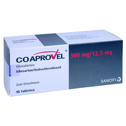 Coaprovel 300 Mg/12,5 mg Filmtabletten 98 St mit E-Rezept kaufen ...