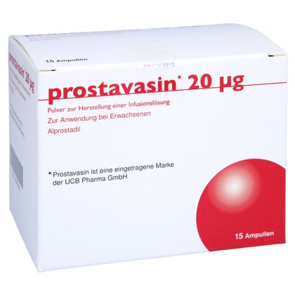 PROSTAVASIN 20 µg Pulver z.Herst.e.Infusionslsg. 15 St mit E-Rezept ...