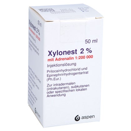 XYLONEST 2% m.Adrenalin Fl. Injektionslösung 50 ml mit E-Rezept kaufen ...