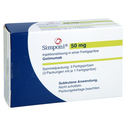 SIMPONI 50 mg Injektionslösung i.e.Fertigspr. 3X1 St mit E-Rezept ...