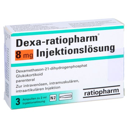 DEXA-RATIOPHARM 8 mg Injektionslösung Ampullen 3 St mit E-Rezept kaufen ...