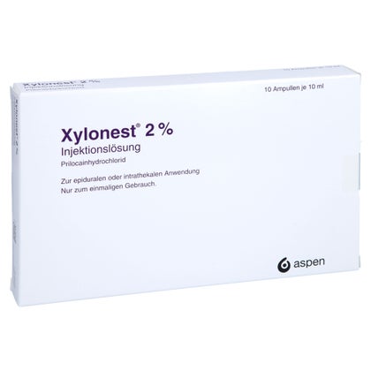 XYLONEST 2% Luerfit Ampullen Injektionslösung 10X10 ml mit E-Rezept ...