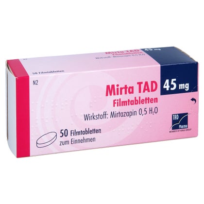 Mirta TAD 45 mg Filmtabletten 50 St mit E-Rezept kaufen | DocMorris