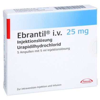Ebrantil i.v. 25 mg Injektionslösung 5X5 ml mit E-Rezept kaufen | DocMorris