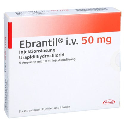Ebrantil i.v. 50 mg Injektionslösung 5X10 ml mit E-Rezept kaufen ...