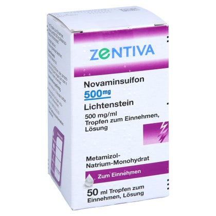 NOVAMINSULFON 500 mg Lichtenst.Tropfen z.Einnehmen 50 ml mit E-Rezept ...