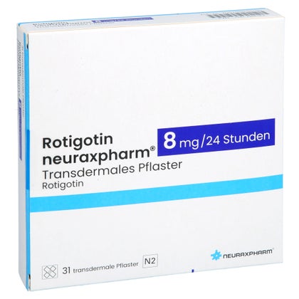 Rotigotin Neuraxpharm 8 Mg/24 H Transderm.pflaster 31 St mit E-Rezept ...
