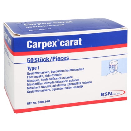 Carpex Carat Typ 1 OP-Maske 50 St online kaufen | DocMorris