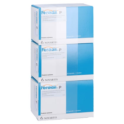 FORADIL P + 3 Inhalatoren Hartkaps.m.Plv.z.Inhal. 180 St mit E-Rezept ...